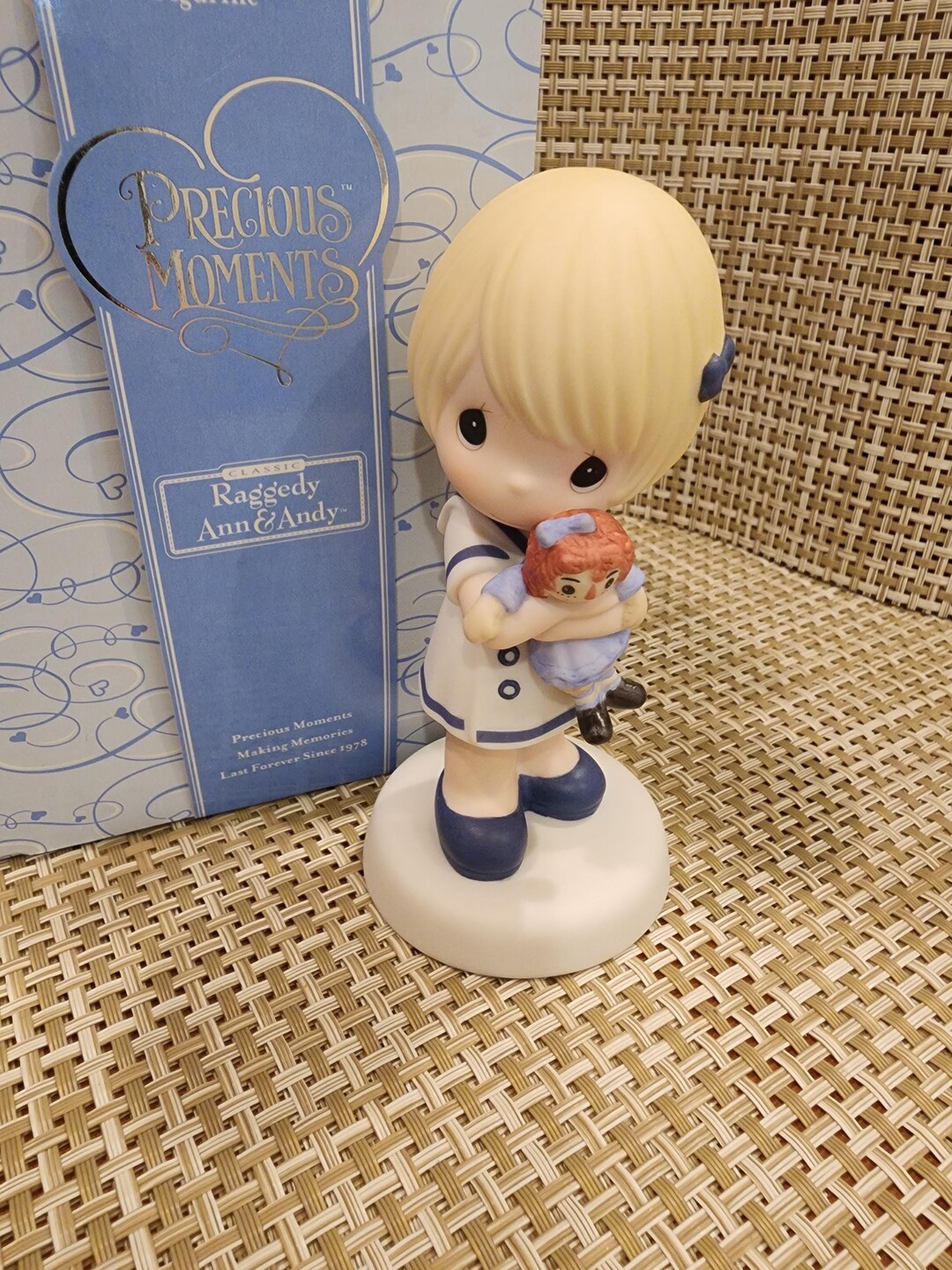 Vintage Precious Moments Figurine "a Best Friend Wherever You Go" With ...