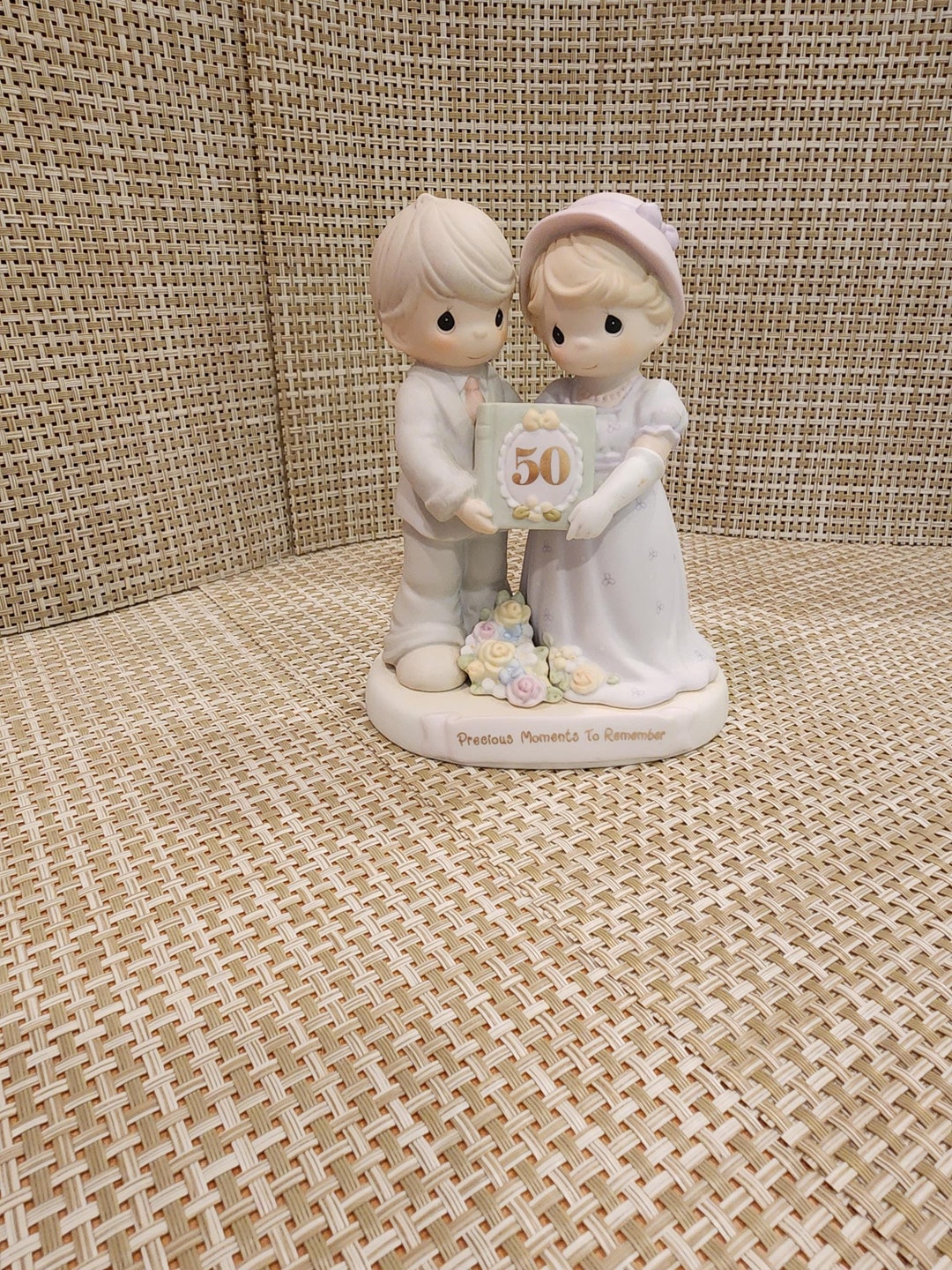 Precious Moment Porcelain Figurine "precious Moments to Remember" (50th ...