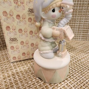 Vintage Precious Moments Porcelain Figurine “god Sent You Just in Time ...