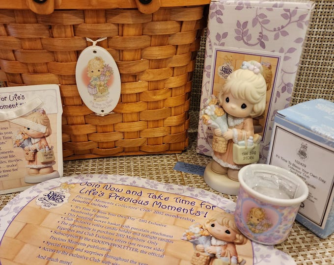 Vintage Precious Moments GIFT SET With "it’s Time to Bless Your Own Day ...