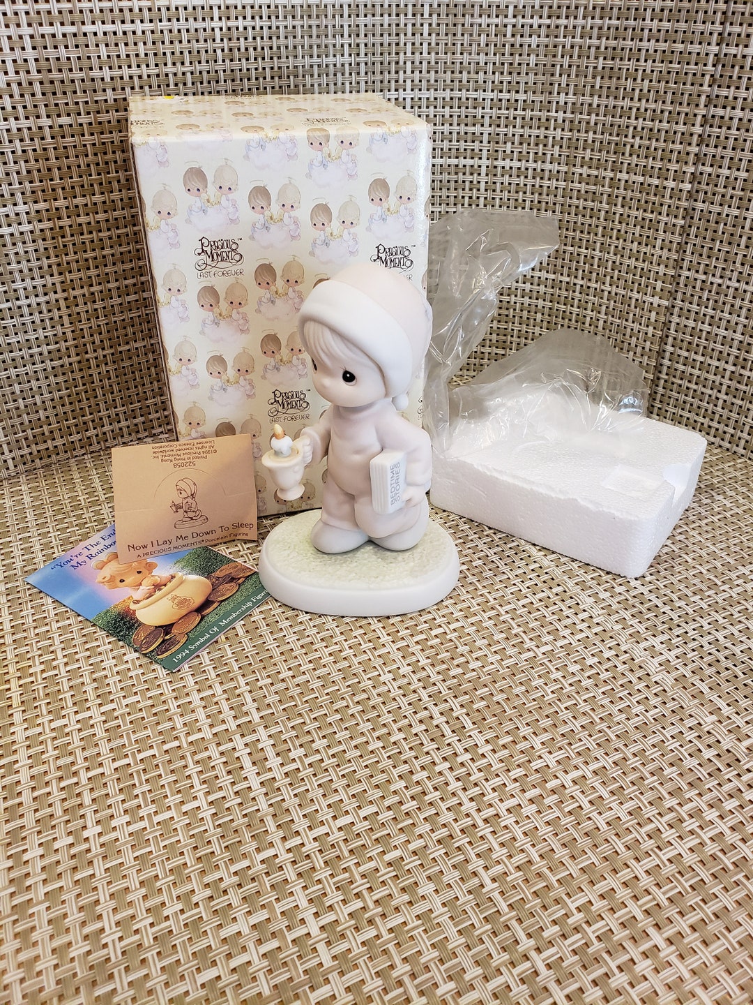 Vintage Precious Moments Figurine “now I Lay Me Down to Sleep" With Box ...