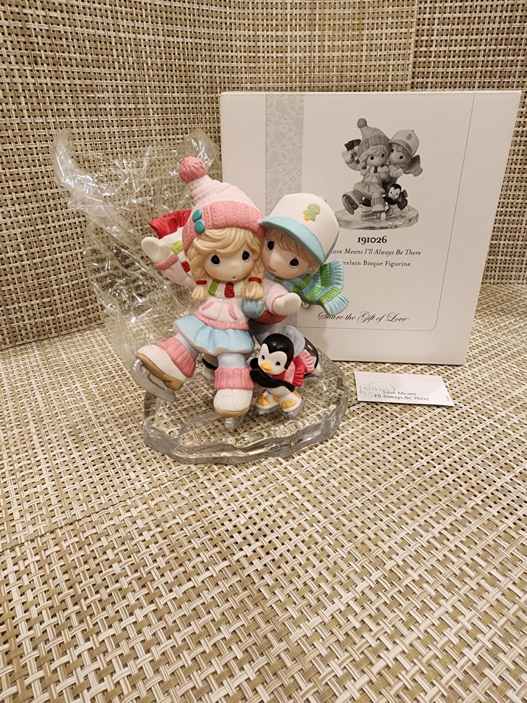 Vintage Precious Moment Porcelain Figurine "love Means I'll Always Be ...