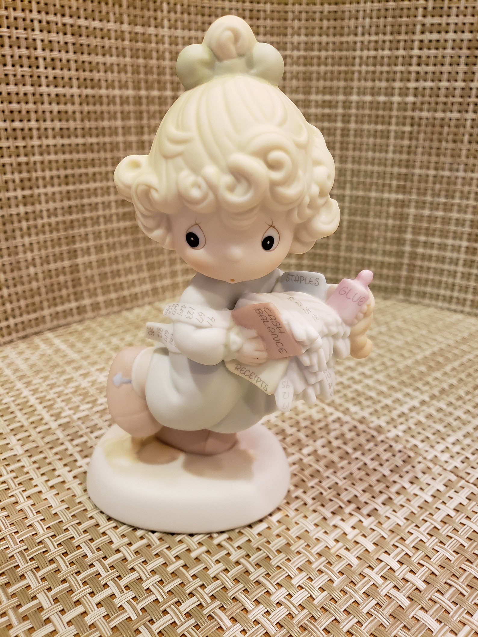 Vintage Precious Moments Porcelain Figurine lord Help Me - Etsy