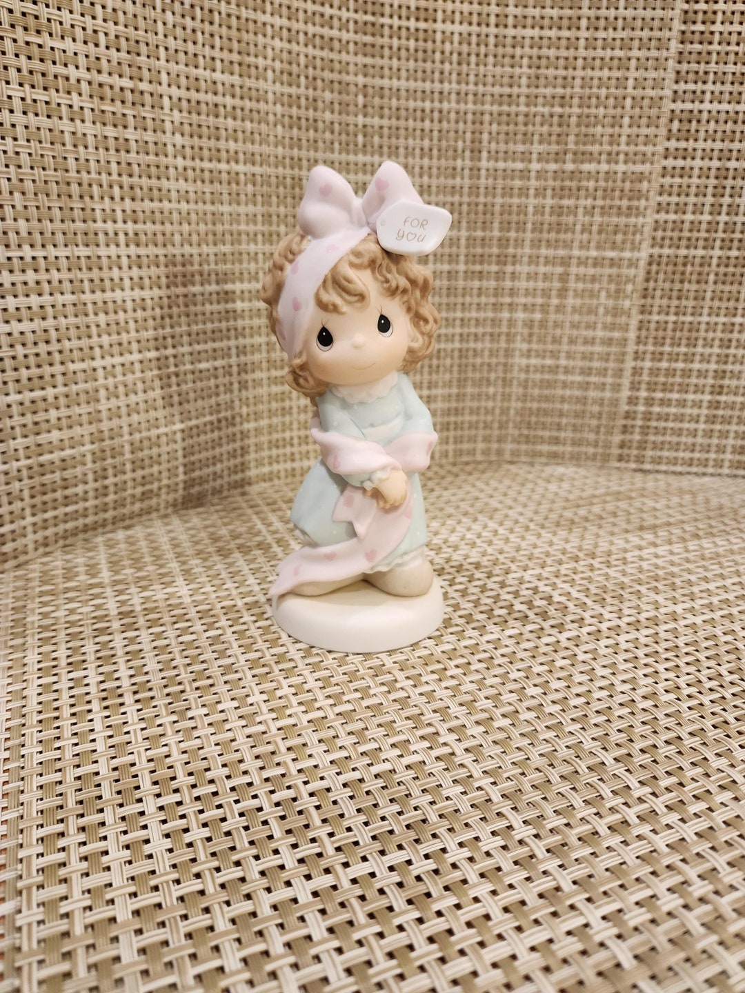 Vintage Precious Moments Porcelain Figurine “what Better to Give Than ...