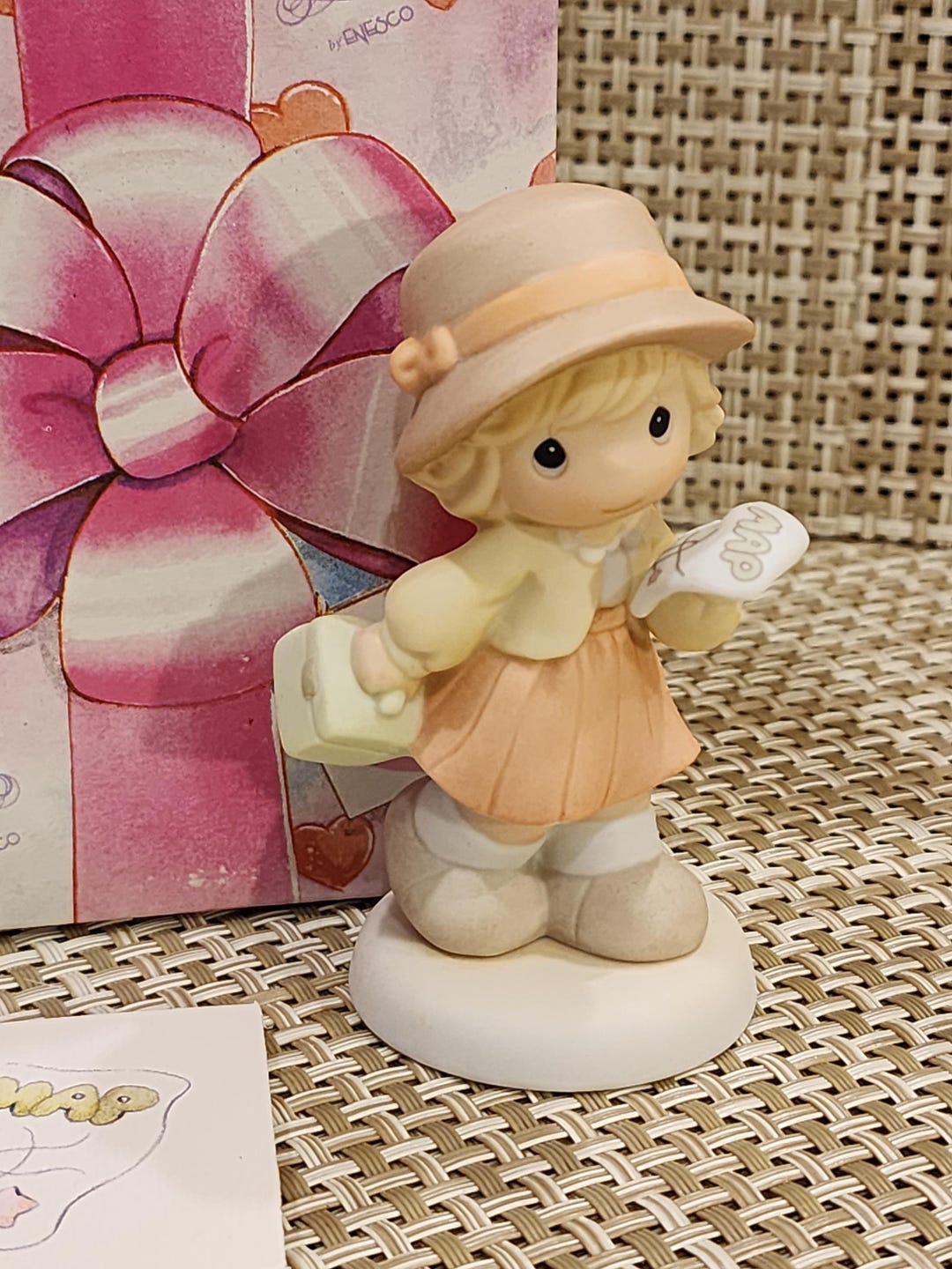 Vintage Precious Moments Porcelain “thursday's Child Has Far to Go ...