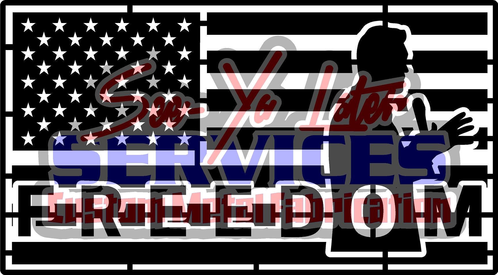 Charlie Kirk Freedom Flag Tribute DXF - Etsy