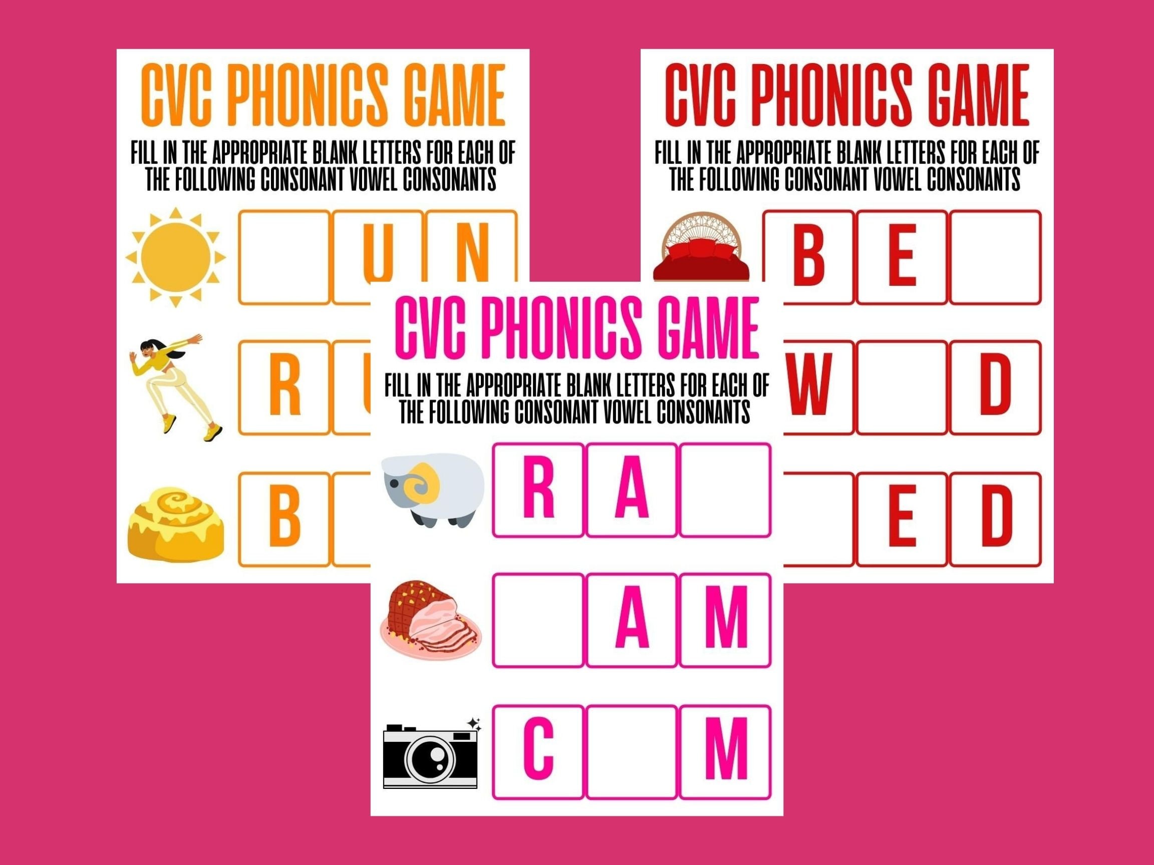 Phonics Printable Bundle - Etsy