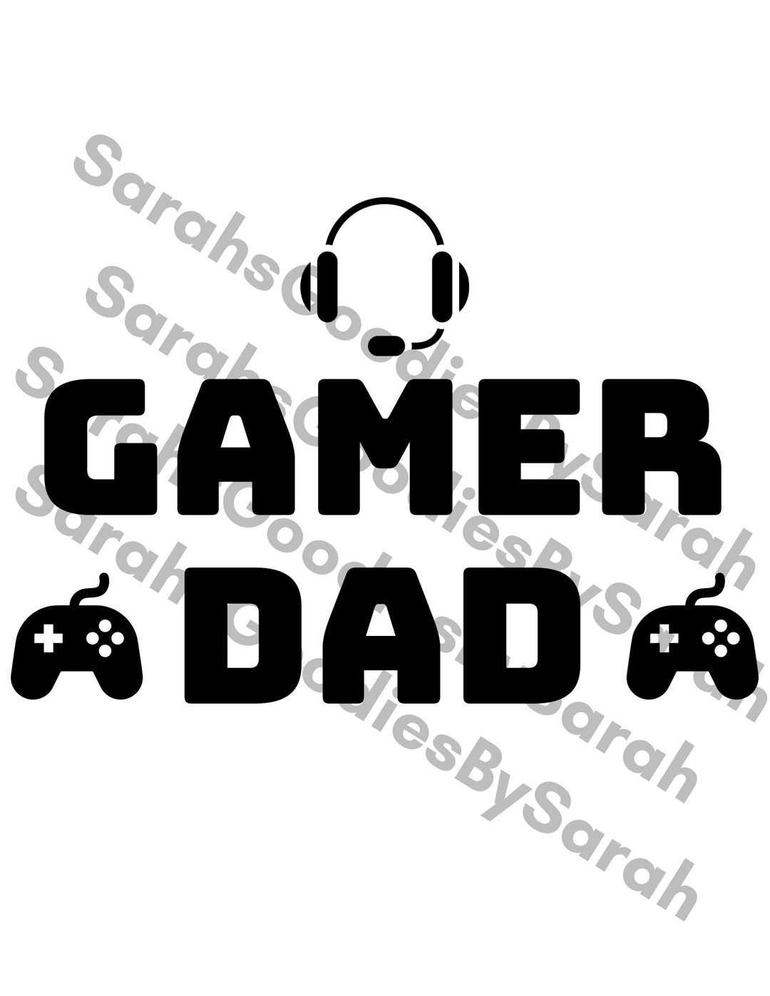 Gamer Dad SVG and PNG - Etsy
