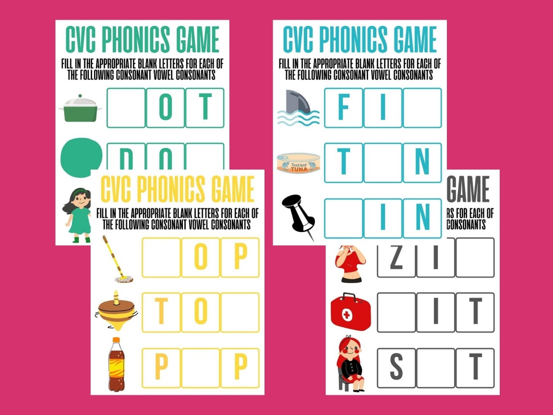 Phonics Printable Bundle - Etsy