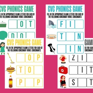 Phonics Printable Bundle - Etsy