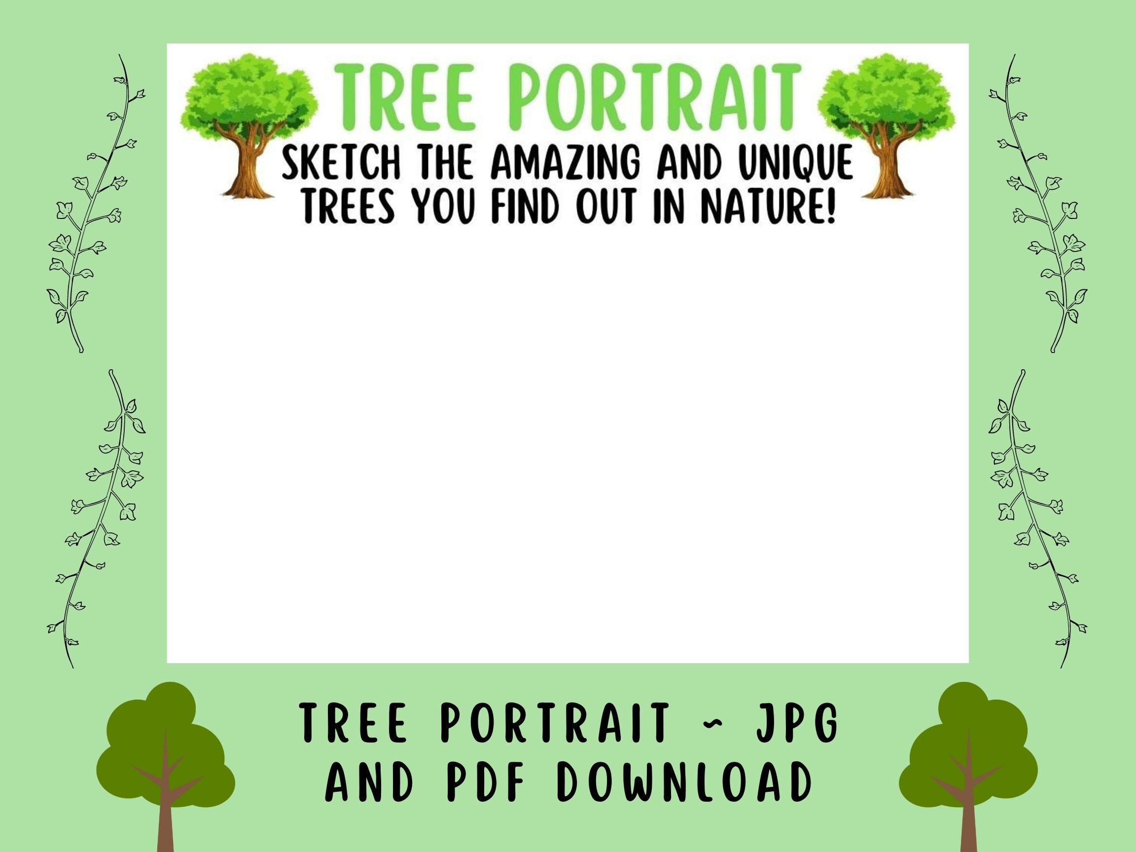 Tree Portrait Printable - Etsy