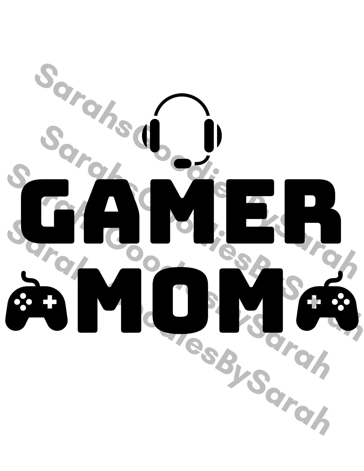 Gamer Mom SVG and PNG - Etsy