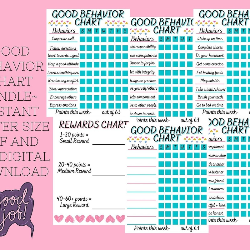 Behaviour Chart - Etsy Australia