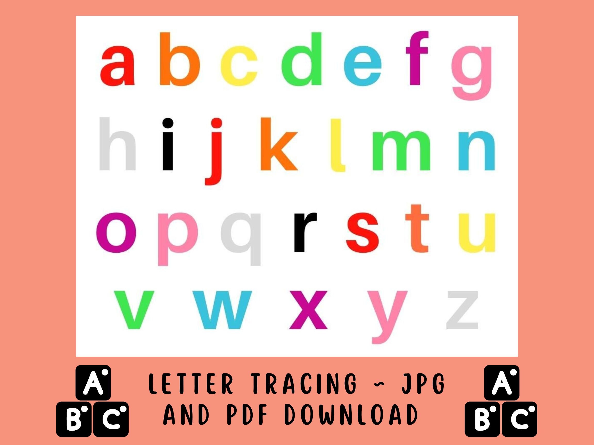 Letter Tracing Alphabet Bundle - Etsy