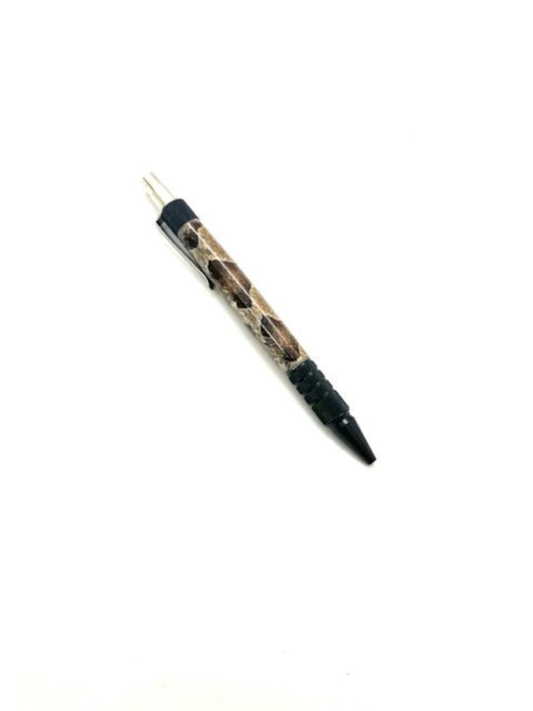 Custom Copperhead Snakeskin Pen- Assembled on a Black Everyday Carry ...