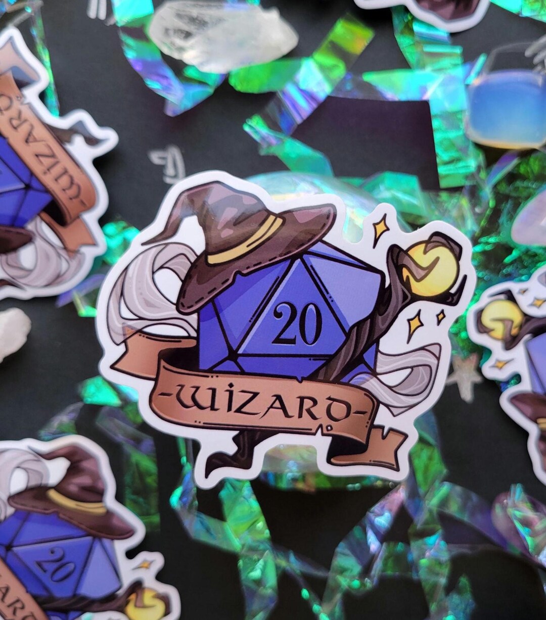 Critical Wizard Sticker 3" - Etsy