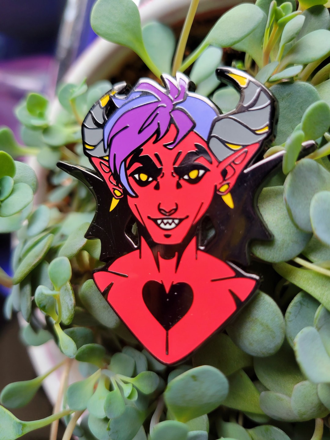 Succubus Hard Enamel Pin - Etsy