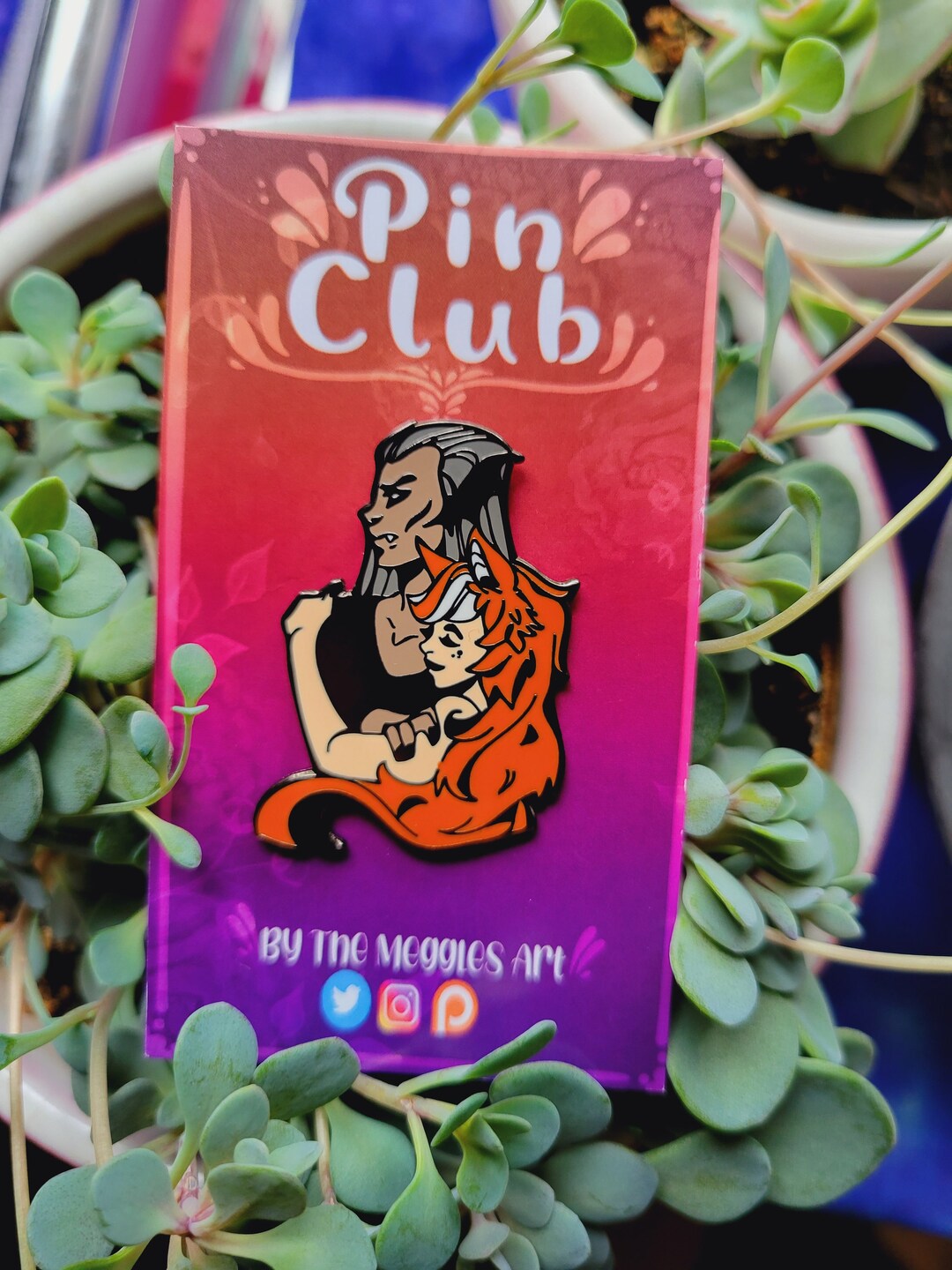 Cryptic Lovers Hard Enamel Pin - Etsy