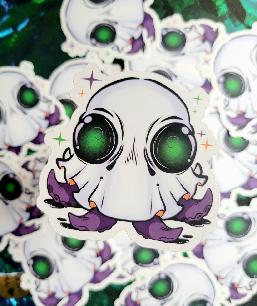 Octoling Ghost 3" Sticker - Etsy