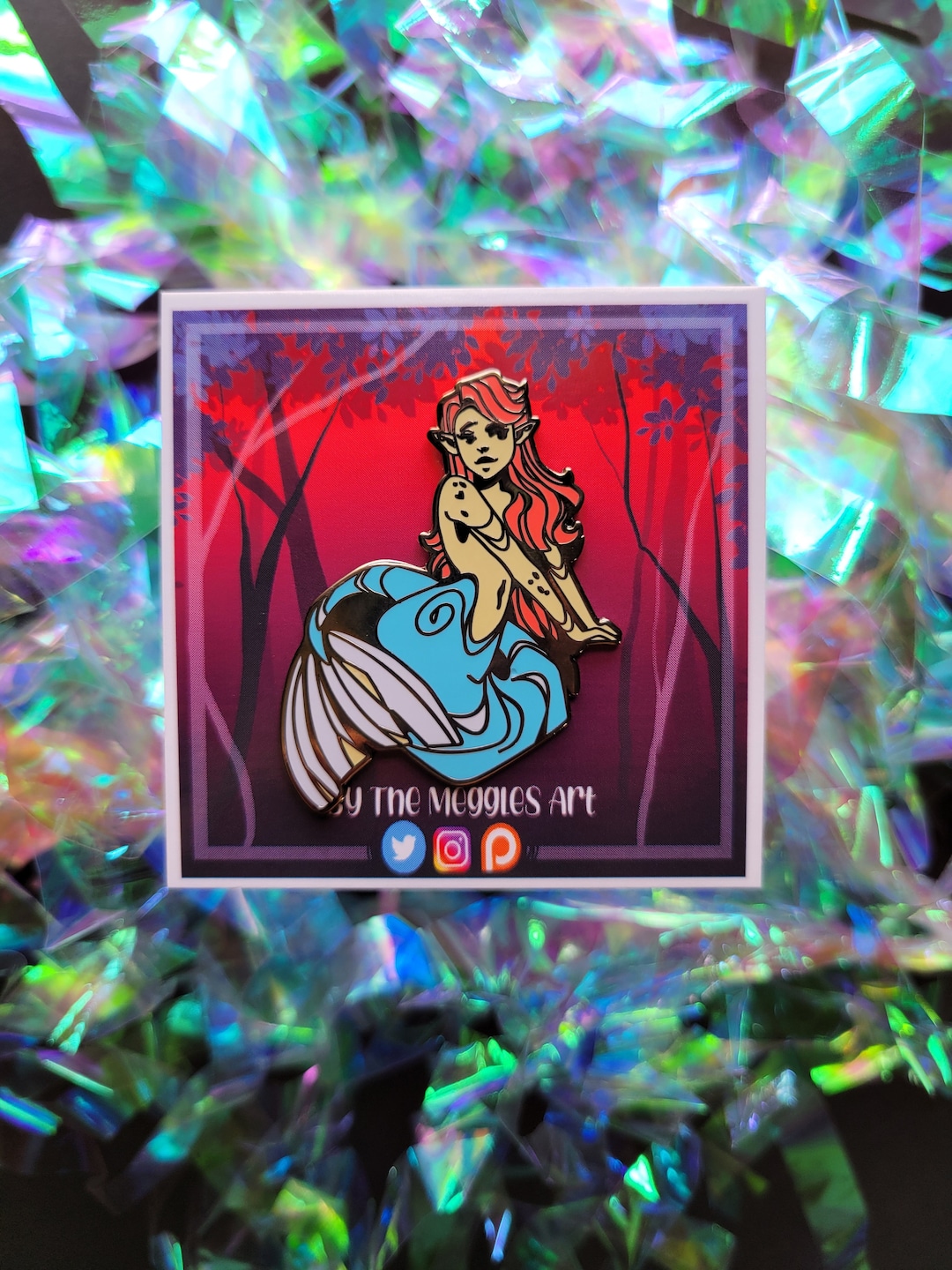 Merm Beauty Hard Enamel Pin - Etsy