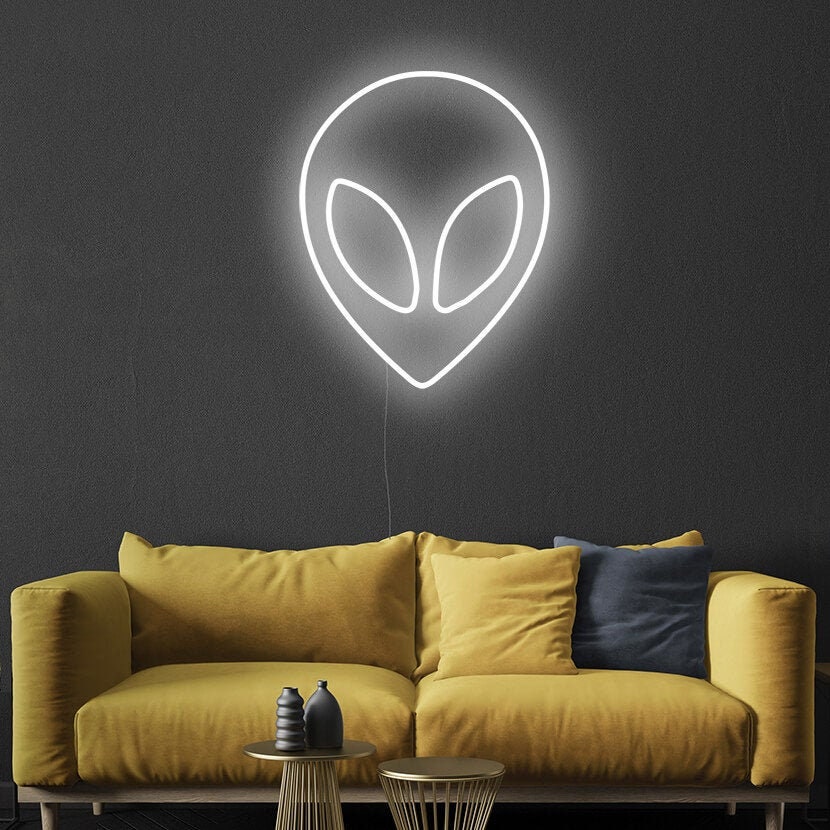 Alien LED Neon Neon for Home Wall Art Handmade Gift Light | Etsy
