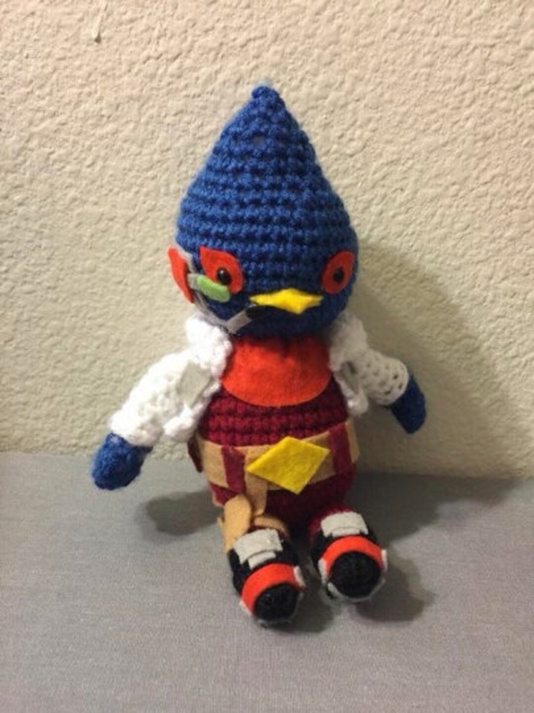 Falco Star Fox Crochet Plush - Etsy