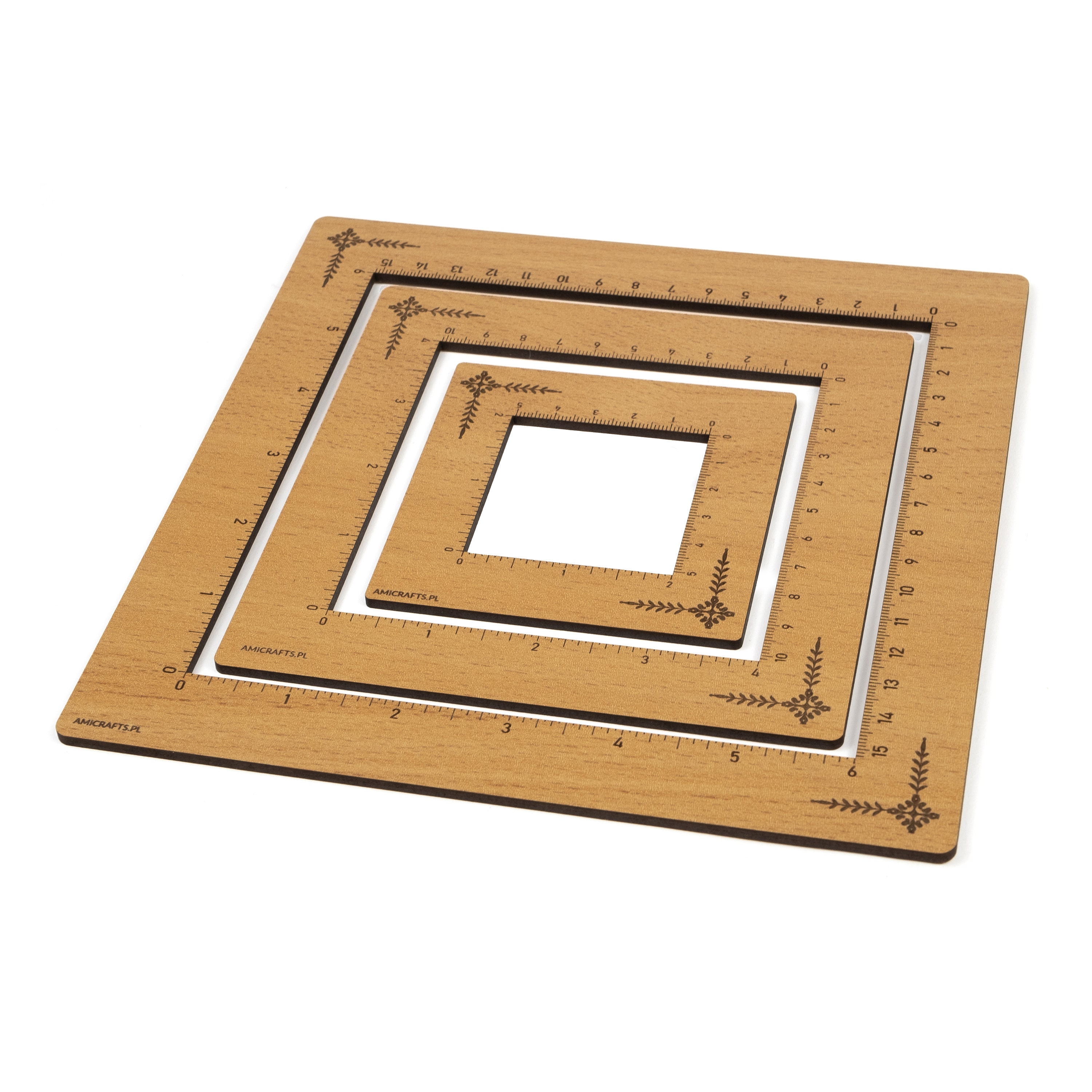 1 piece knitting and crochet swatch gauge ruler 3 sizes to | Etsy