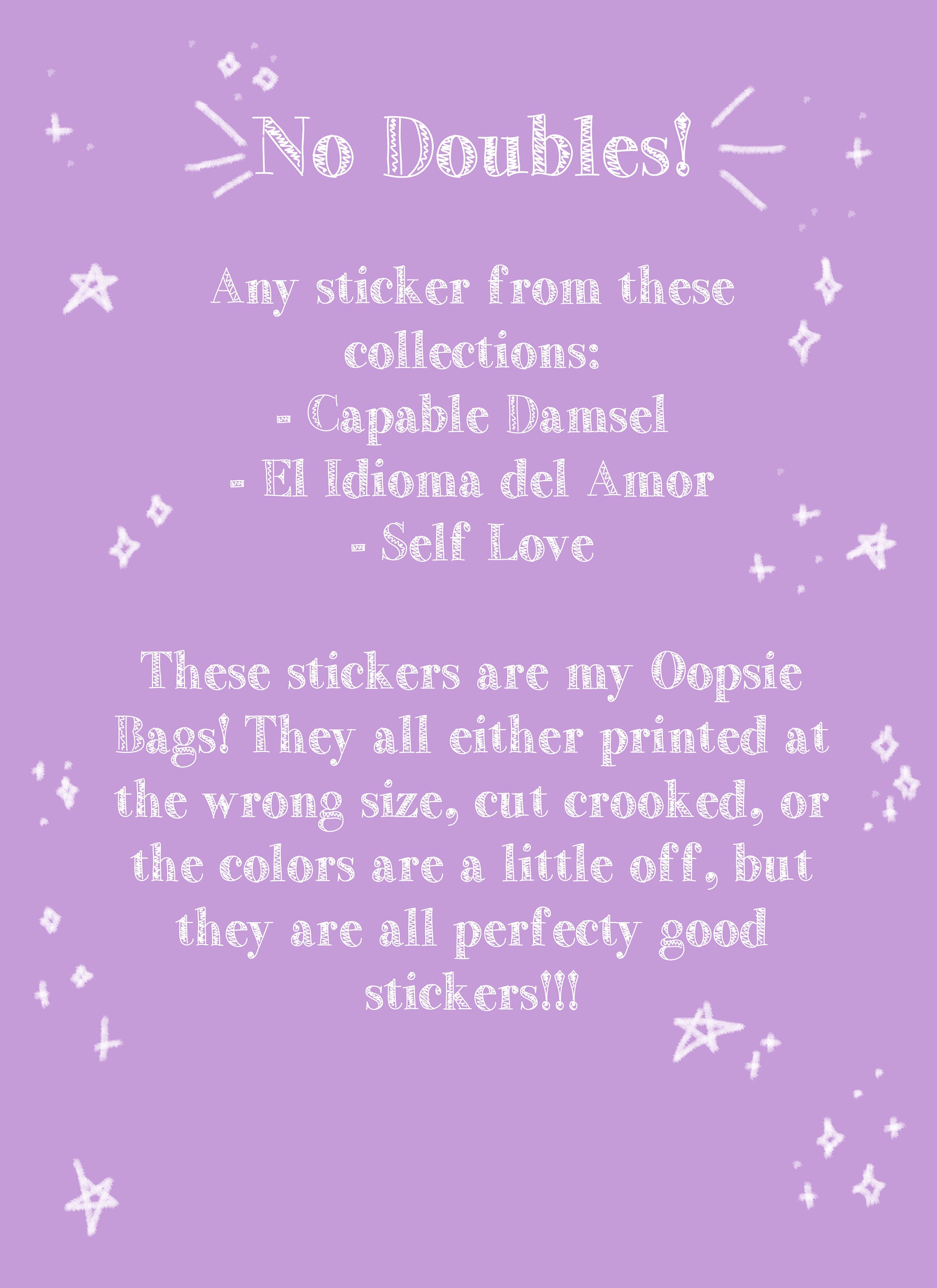 Sticker Oopsie Bag Sticker Blind Bags Etsy