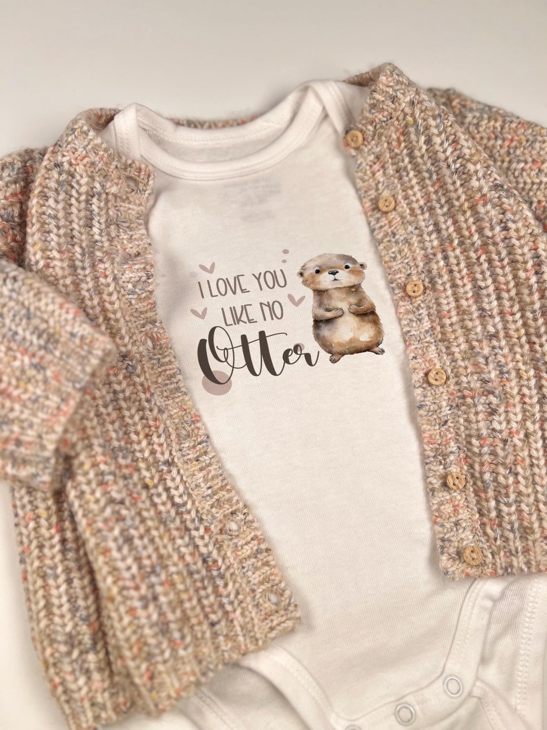 Iron-on Patch - I LOVE You Like No Otter! - Iron-on Patch With a ...