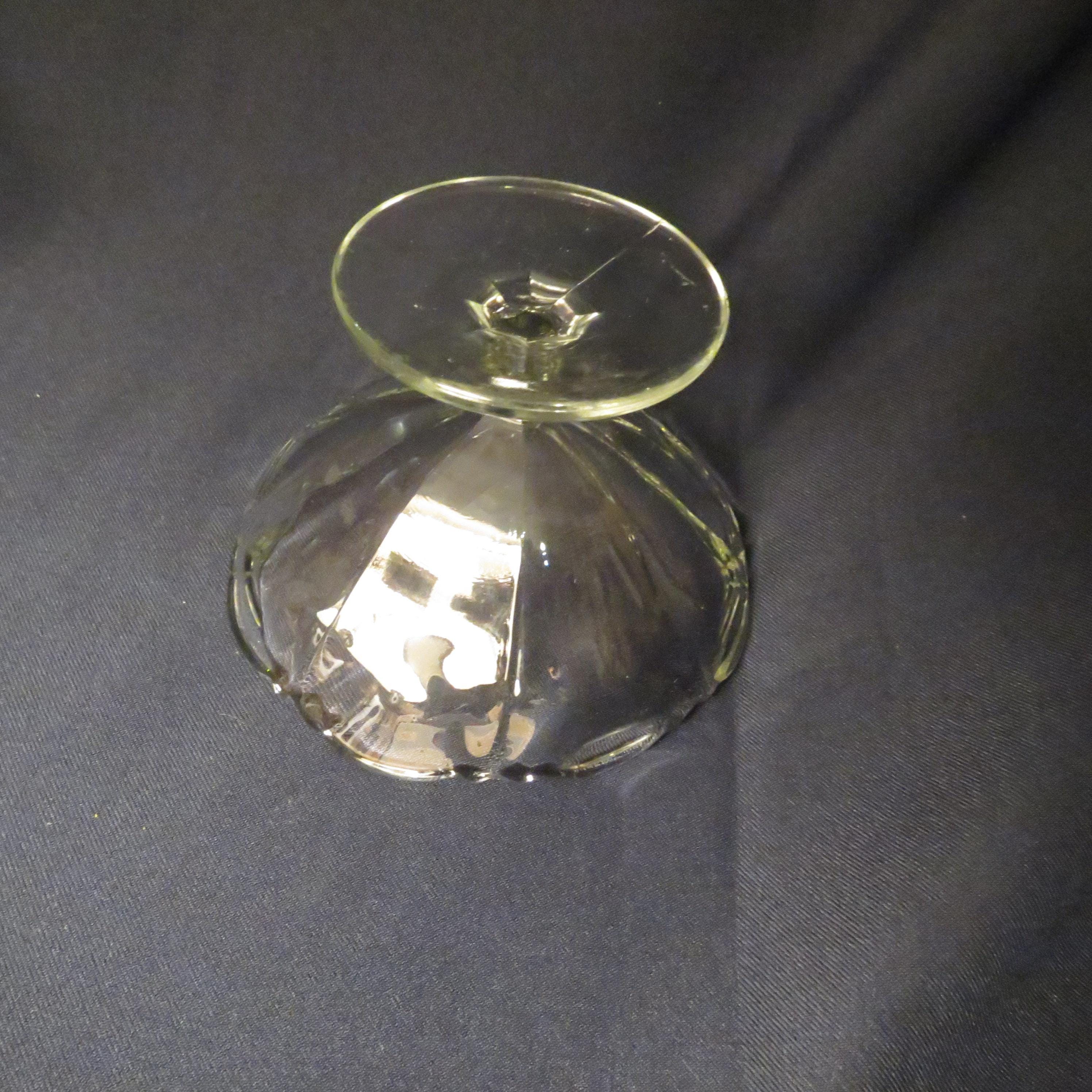 Vintage Clear Glass Compote Heisey? - Etsy