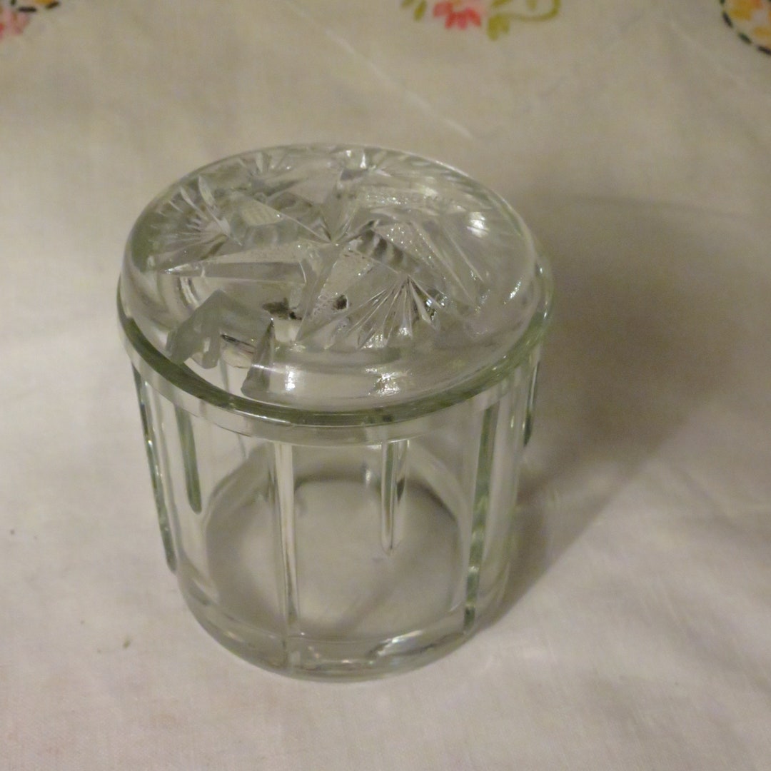 Crystal Jam or Honey Jar With Lid - Etsy