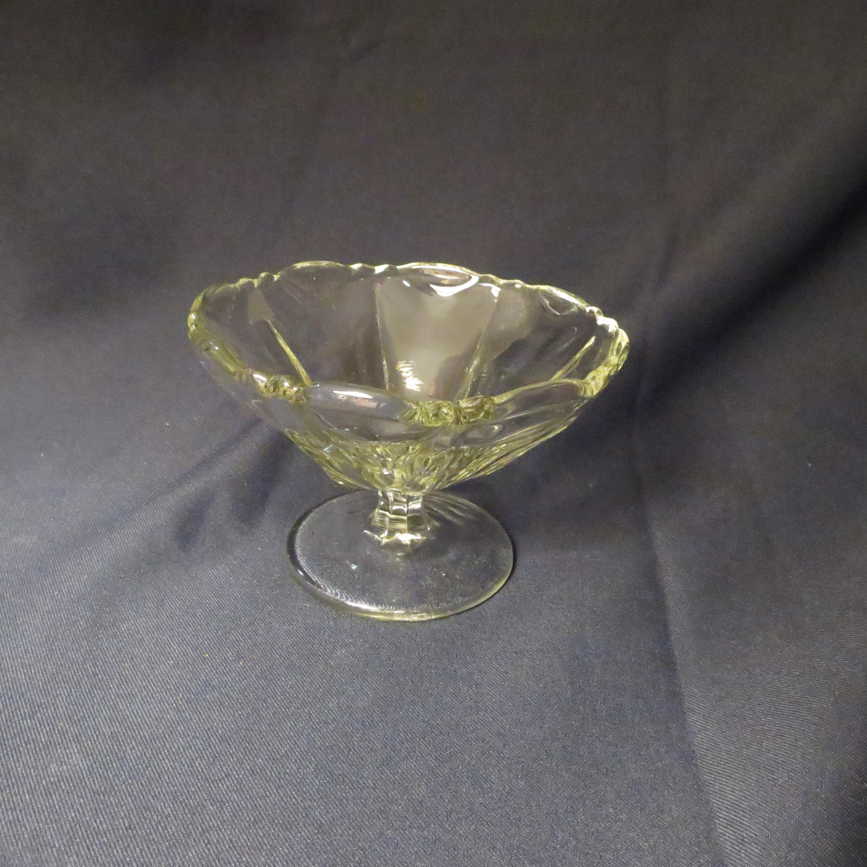 Vintage Clear Glass Compote Heisey? - Etsy