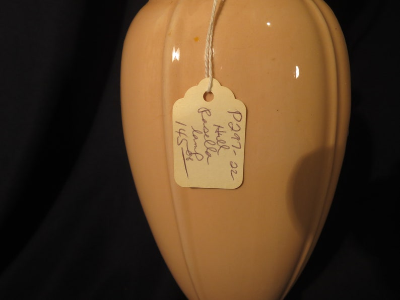 Antique Hull Rosella Table Lamp Pink with White Floral | Etsy