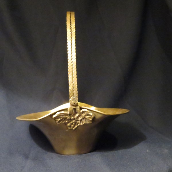 Brass Basket - Etsy