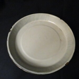 Blue and White Swirl Enamelware Pie Plate - Etsy