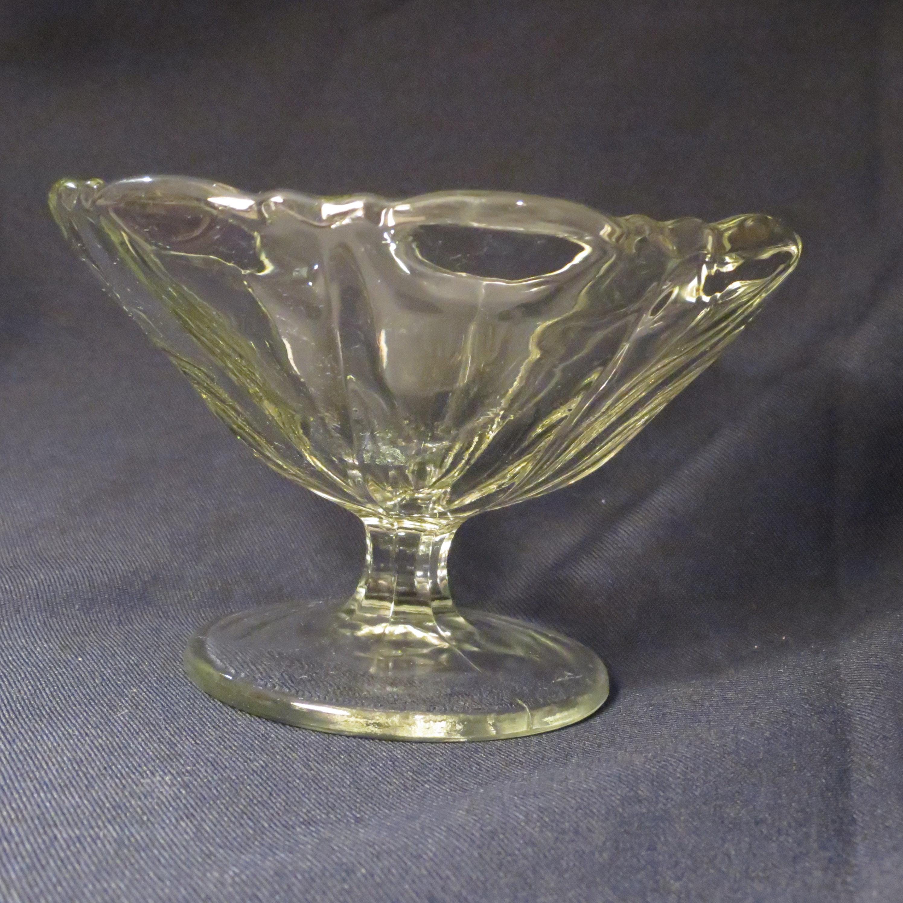 Vintage Clear Glass Compote Heisey? - Etsy