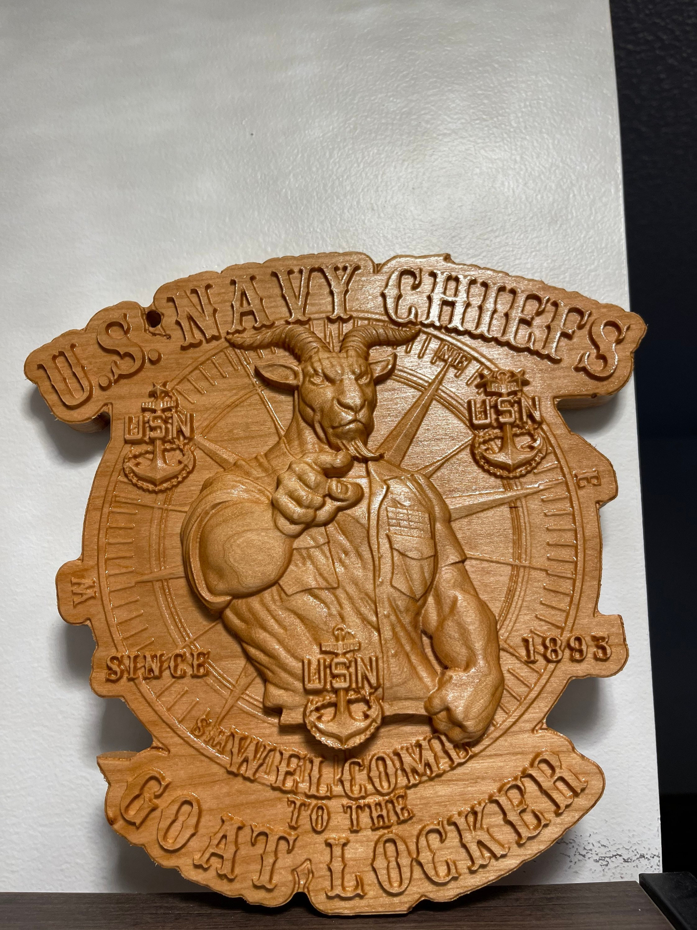 Navy CPO Goatlocker - Etsy