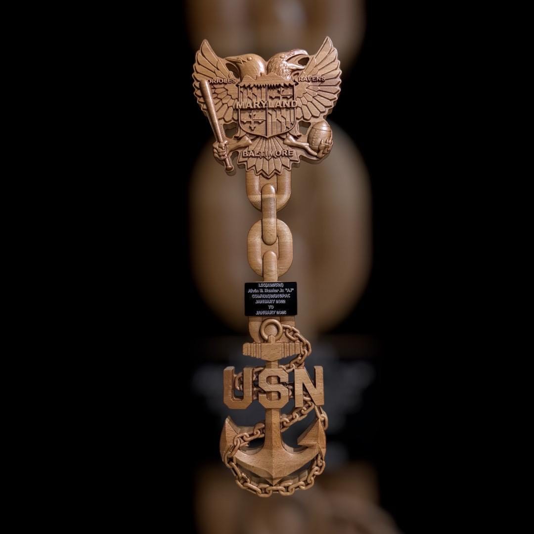 Navy Chief Trident/hammer "local Pickup Only" - Etsy
