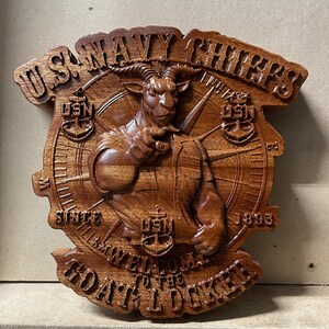 Navy CPO Goatlocker - Etsy