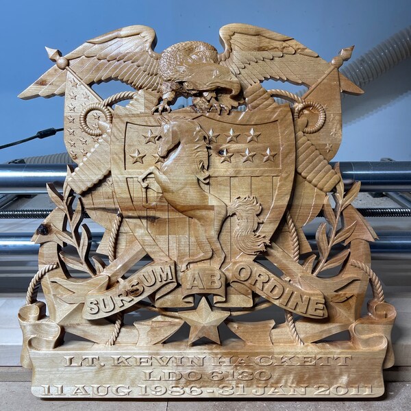 United States Navy Officer Crest - Etsy