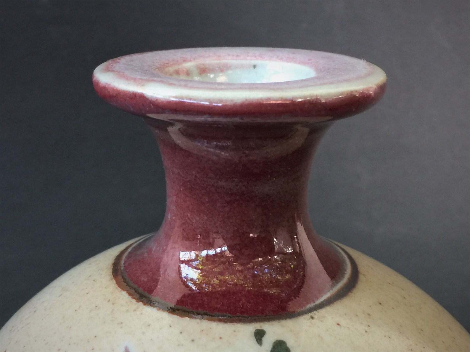 Vintage Studio Pottery Vase Fergus Stewart Signed Australian Craft ...