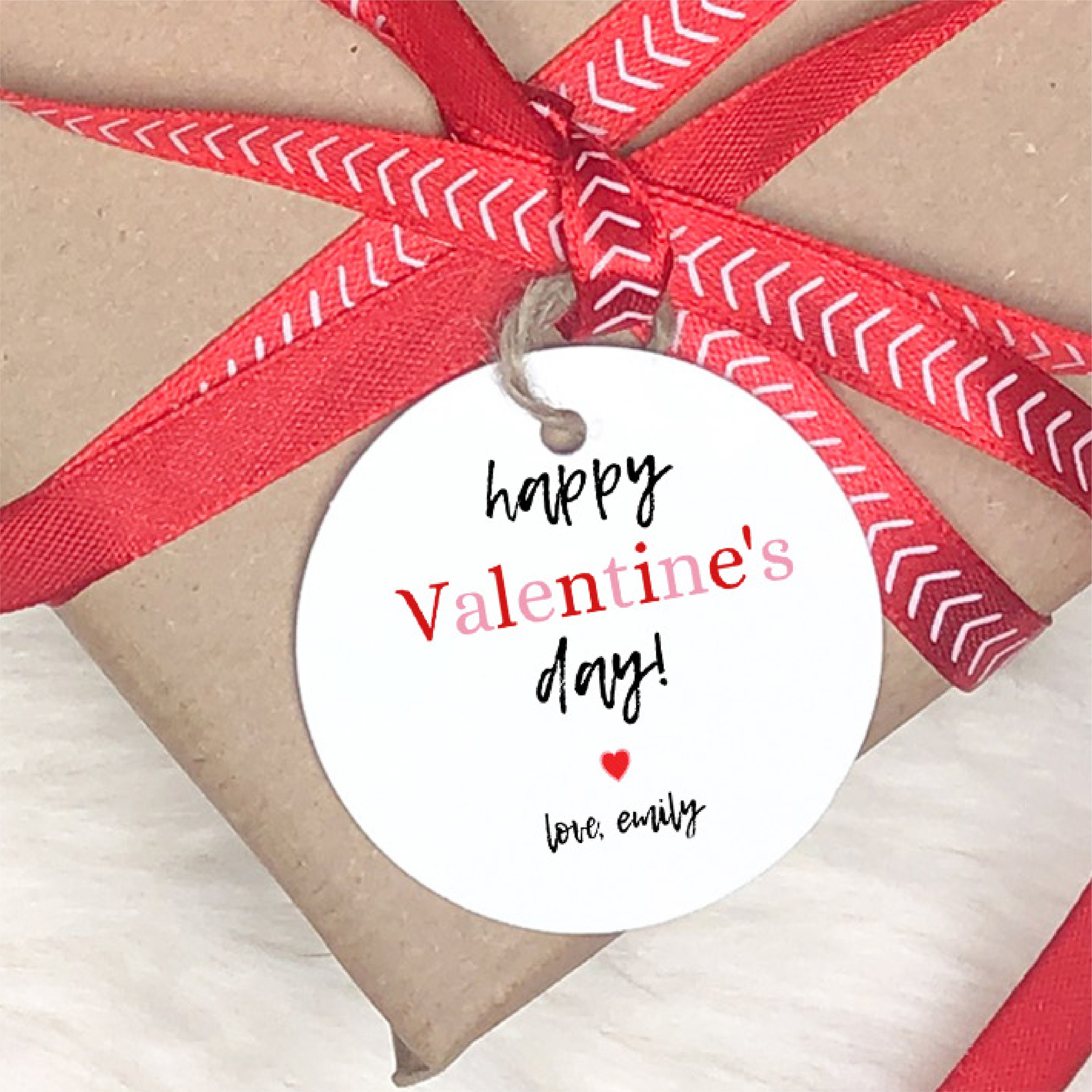 Editable Valentine's Day Gift Tags, Printable Hang Tag and Circle Tag ...