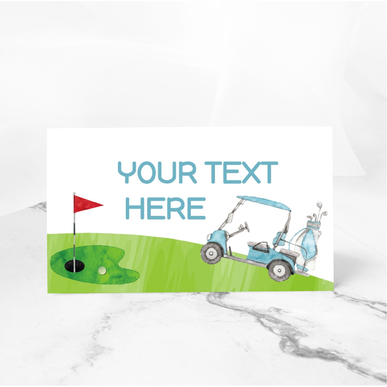 Printable Golf Party Food Table Labels, Editable Golf Birthday Food ...