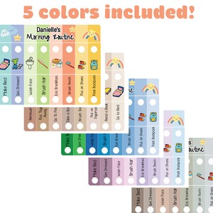 Customizable Daily Routine Chart, Edit and Print, Kids Schedule, Daily ...