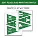 Editable Football Birthday Banner, Football Party Flag Banner, Instant ...