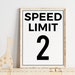Editable Speed Limit Sign, Racing Birthday Party Sign Download, Race ...
