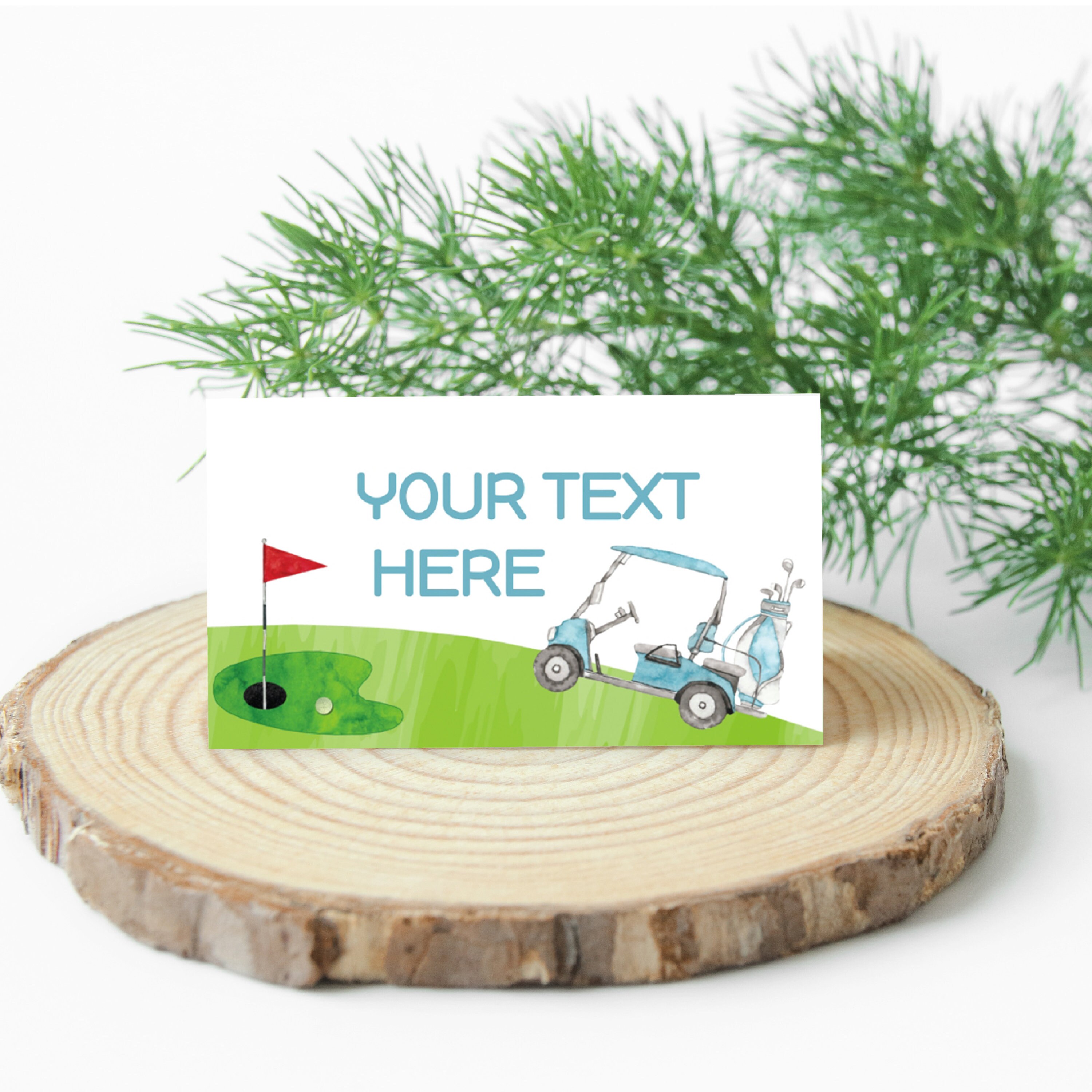 Printable Golf Party Food Table Labels, Editable Golf Birthday Food ...