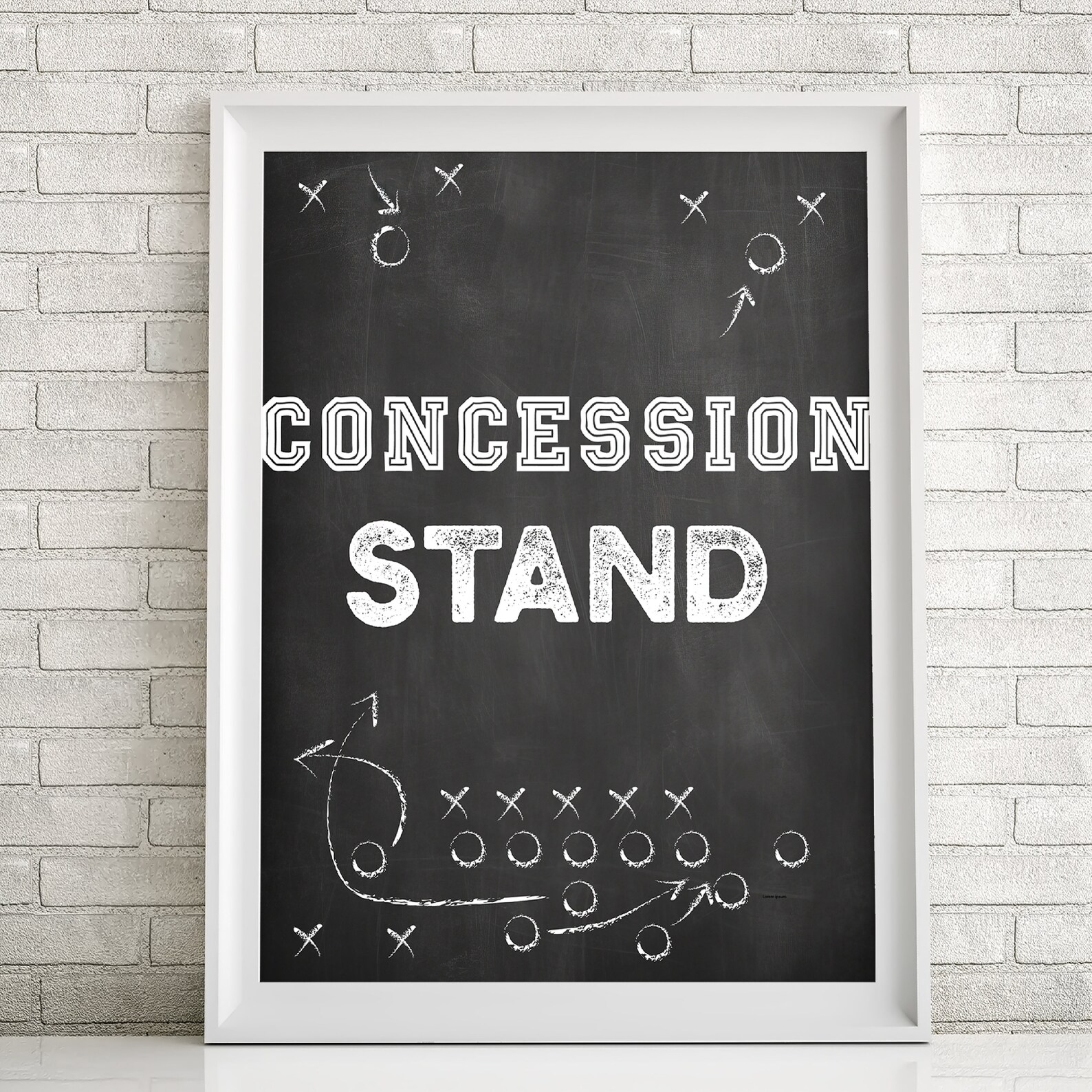 Editable Football Party Signs, Instant Template Download Edit, Print ...