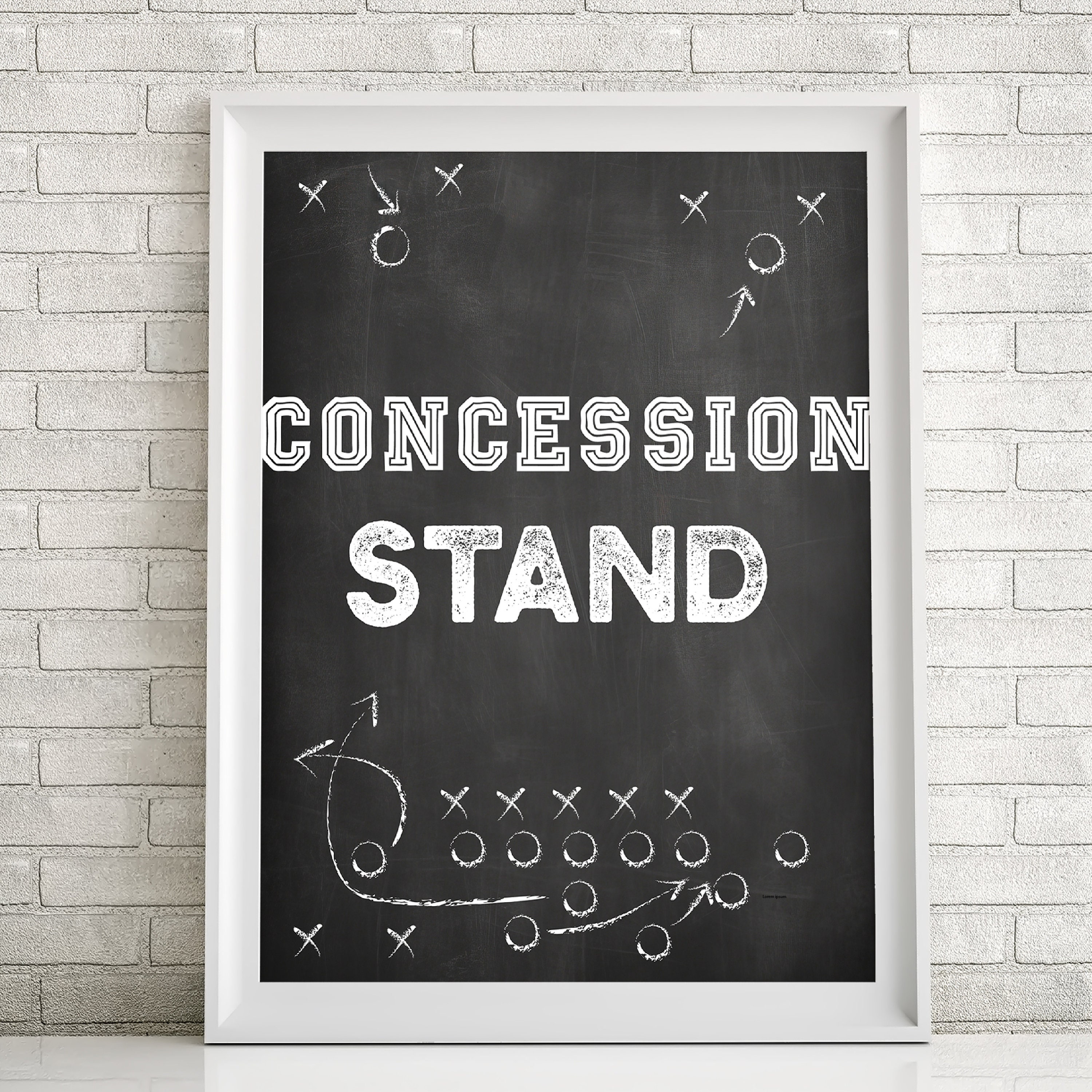 Editable Football Party Signs, Instant Template Download Edit, Print ...