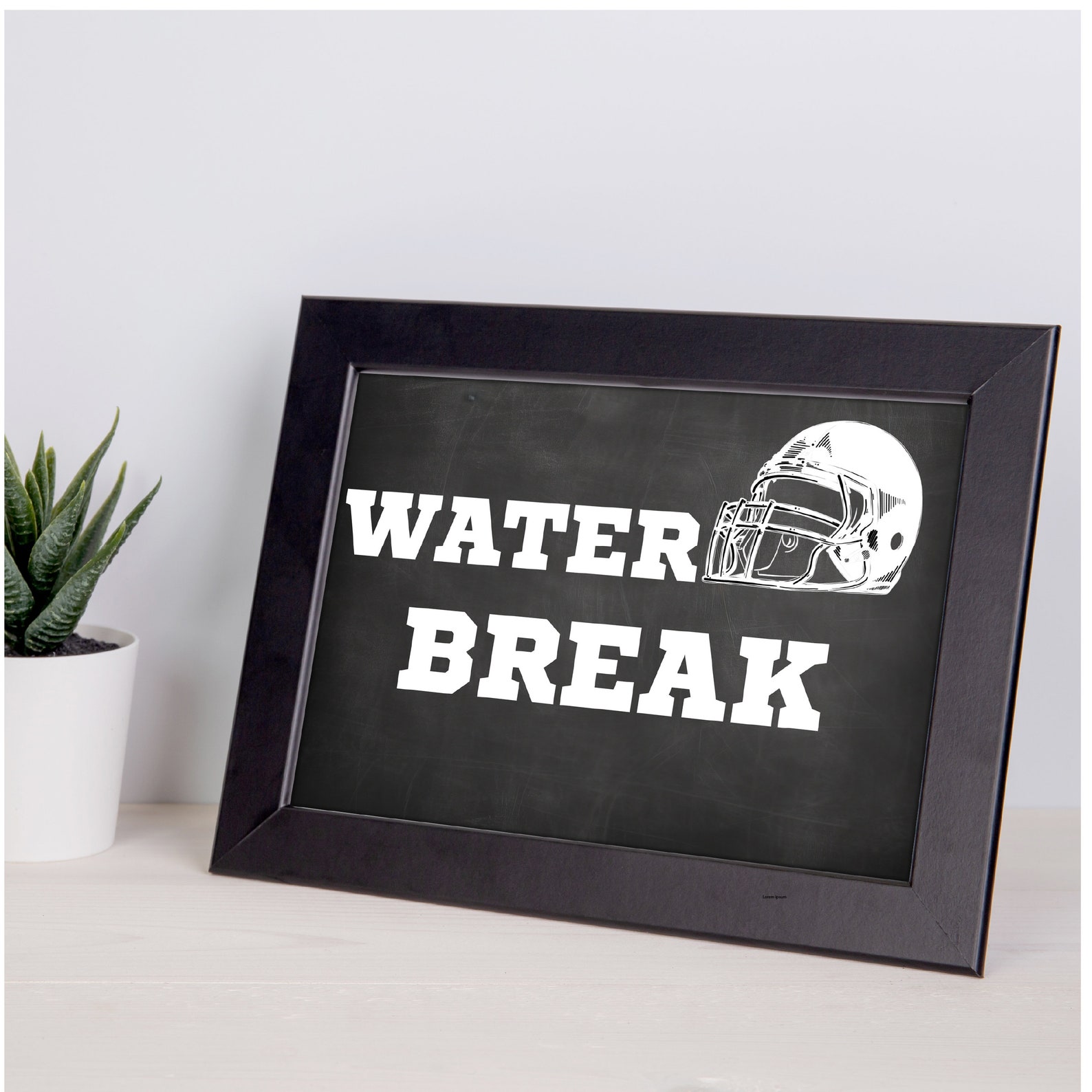 Editable Football Party Signs, Instant Template Download Edit, Print ...